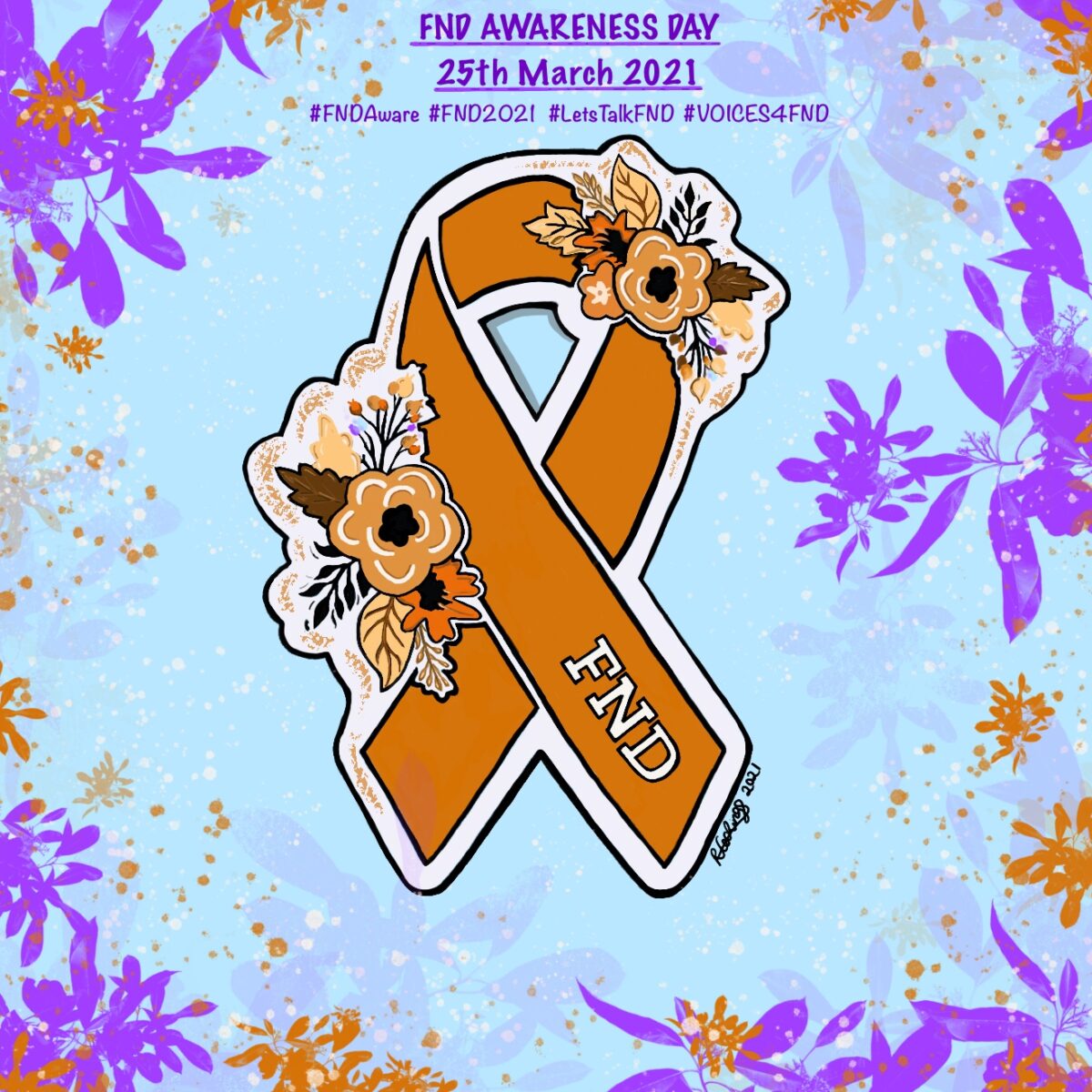 FND Awareness Day UK 25th March 2021 | Becca's Creativity - FND Action