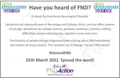FND Awareness Day UK - FND Action
