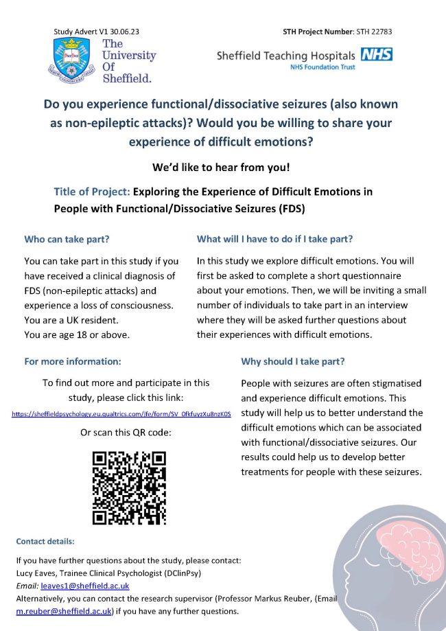 Participants needed | Do You Experience Functional/Dissociative ...