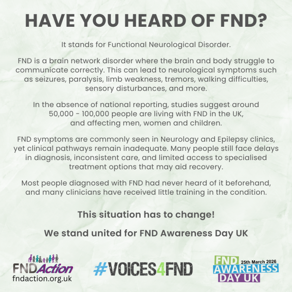 FND Awareness Day UK - FND Action